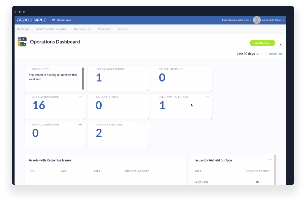 Airport Operations Software | Aerosimple